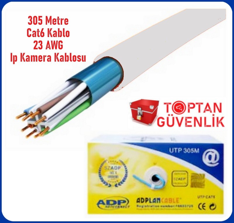 Cat6 305 Metre Cat 6 Kablo 23 AWG İp Kamera Kablosu ARNA-5635 fiyatı ...